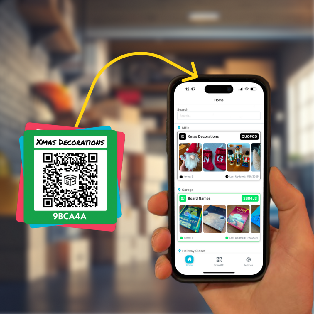ScanMyStorage - QR Code Storage Stickers – ScanMyStorage (1234 Labs Inc.)